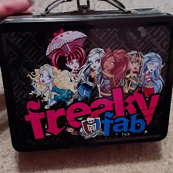 monster high | Other | Monster High Lunch Box And Stickers | Poshmark